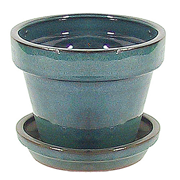 Product - Standard Pot, 4.5" x 4", Tropical Blue | Standard Pot with ...