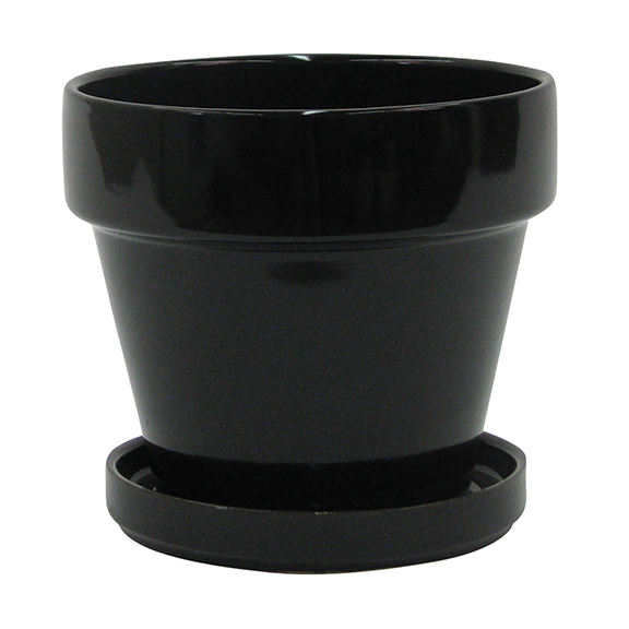 Product - Standard Pot, 4.5" x 4.25", Black | Standard Pot with ...