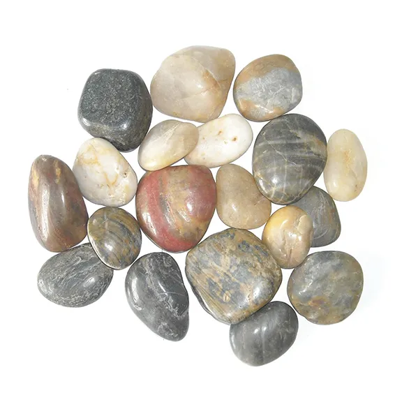 Product - Polished Riverstones, 44 lbs, Mixed Colors | Polished ...