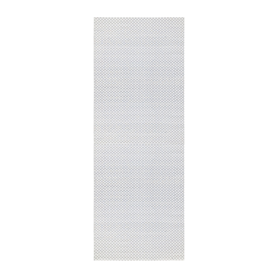 Product - 8' Basket Weave Outdoor Runner Mat, White Stone | 8' Basket ...