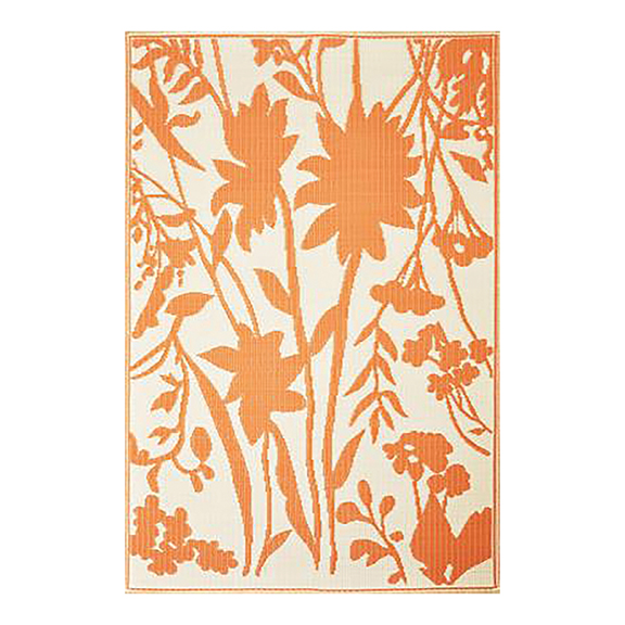 Product - 6' x 9' Bellingrath Outdoor Mat, Salmon | 6' x 9' Bellingrath ...