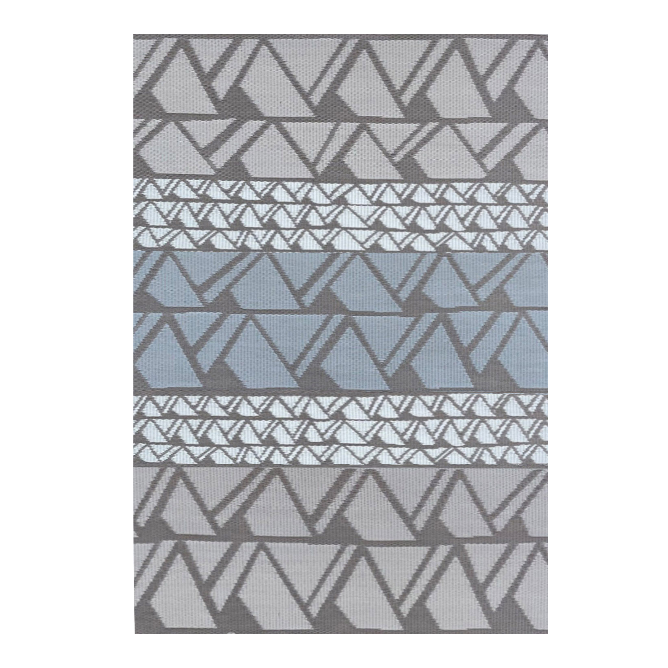 Product - 5' x 8' Zig Zag Outdoor Mat, Grey Combo | 5' x 8' Zig Zag ...