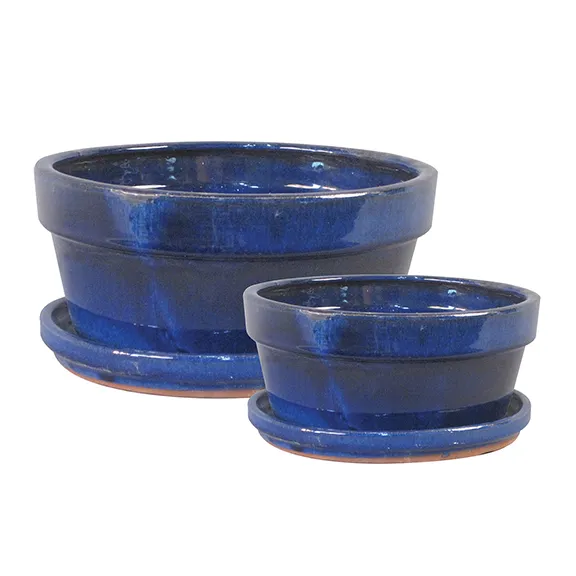 Product - Bulb Pan, Set of 2: 6.5" x 10", Blue | Bulb Pan with Attached ...