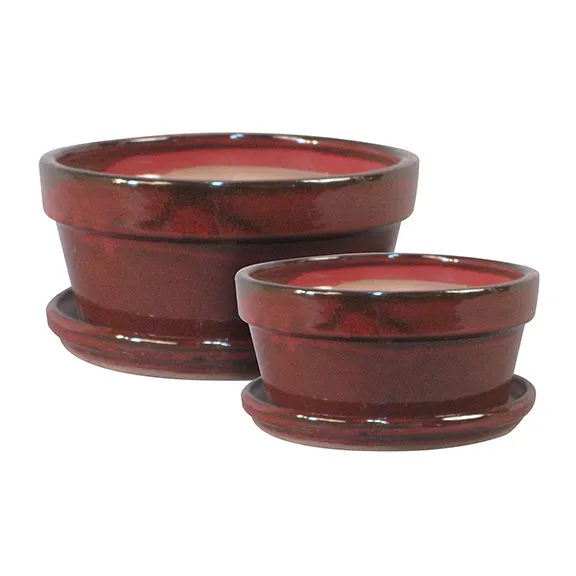 Product - Bulb Pan, Set of 2: 6.5" x 10", Tropical Red | Bulb Pan with ...