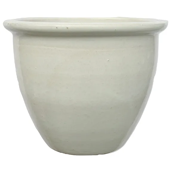 Product - Patio Pot, White | Patio Pot, Set of 4: 8.5" x 6.75"; 9.75" x ...