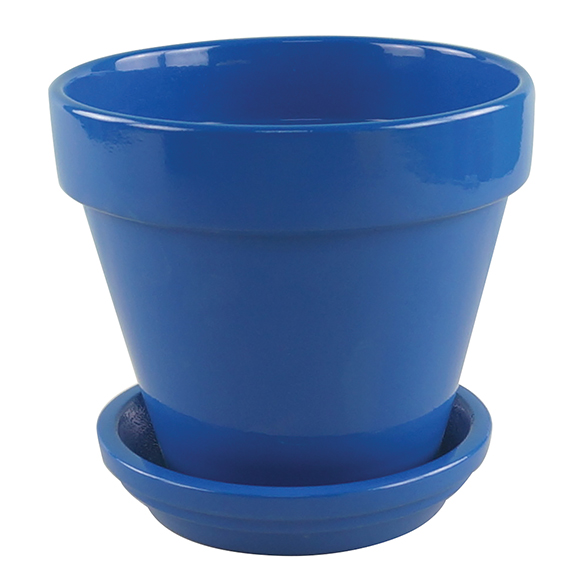 Product - Standard Pot, 4" x 3.5", Royal Blue | Standard Pot with ...
