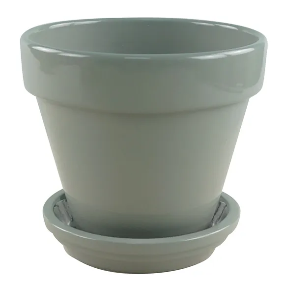 Product - Standard Pot, 4" x 3.5", Grey | Standard Pot with Attached ...