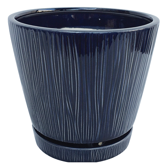 Product - Delica Loom Pot, 8" x 7", Dark Denim | 8" x 7" Delica Loom ...