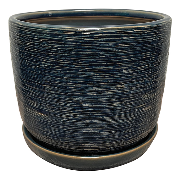 Product - Naomi Planter, 6" x 5.75", Denim Blue | Naomi Planter with ...