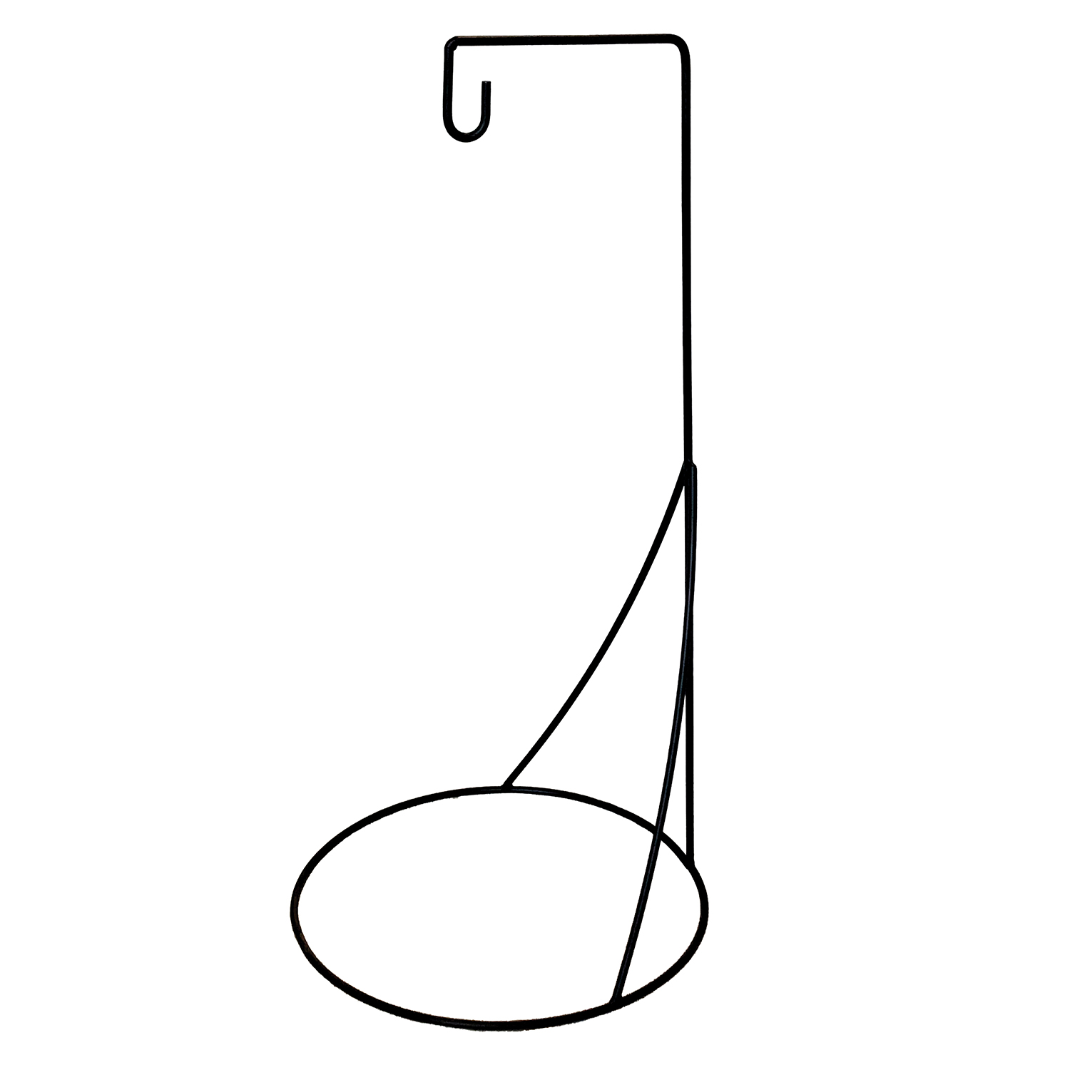 Product - 48" Mod Freestanding Hook, Black | 48" Mod Freestanding Hook ...