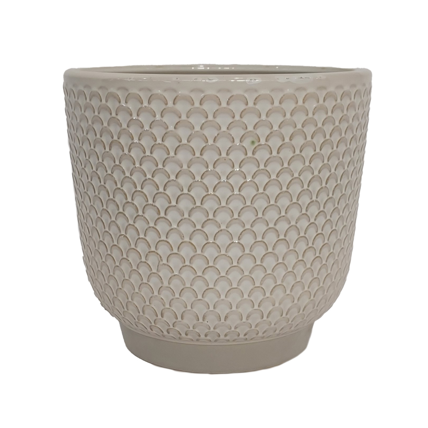 Product - Crescent Pot, 5.5" x 5", Creamy White | Crescent Pot, 5.5" x ...