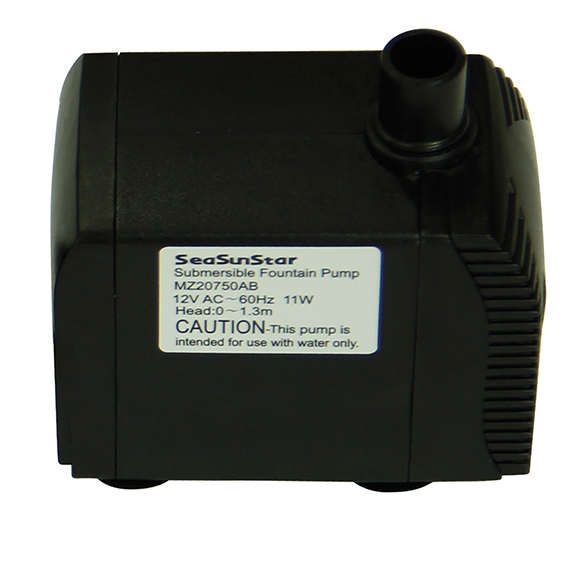 Product - Adjustable Flow Fountain Pump, 81 Gal./Hour Max, Black ...