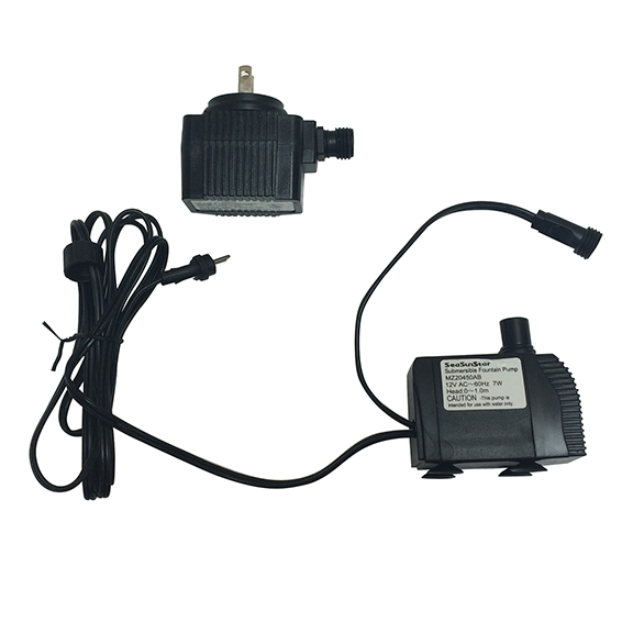 Product - Adjustable Flow Fountain Pump with LED Light Adapter, 95 Gal ...