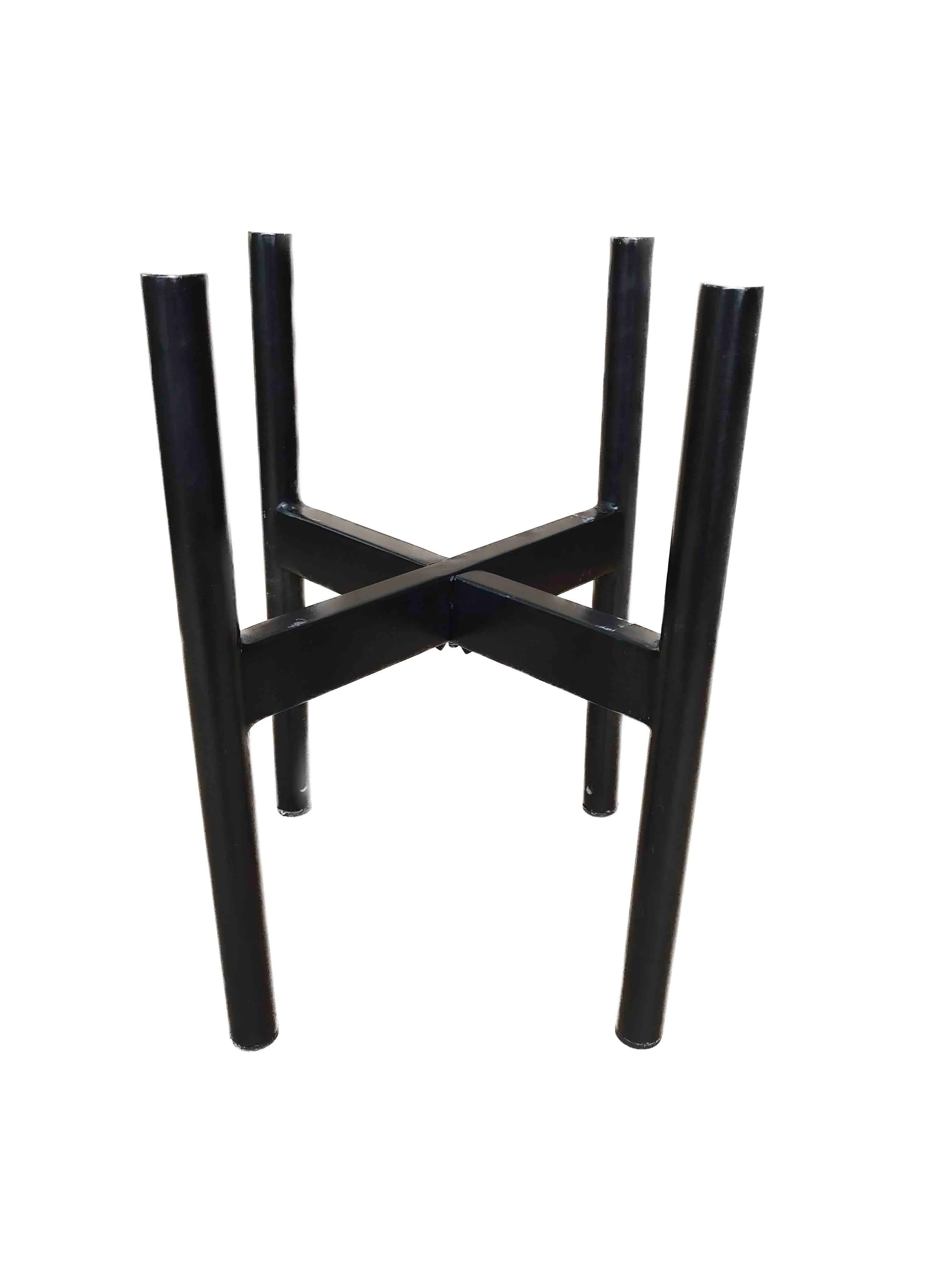 Product - Mid Century Metal Pot Stand, Black | Mid Century Metal Pot ...