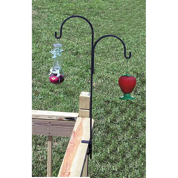 Product - Double Offset Deck Hook with Clamp, Black | Double Offset ...