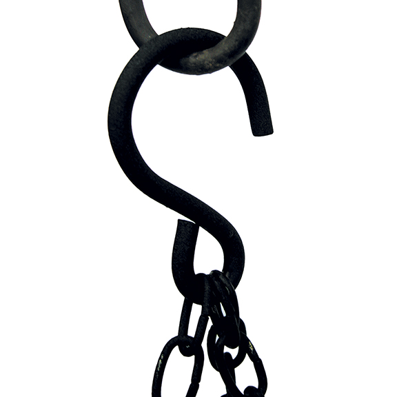 Product - 24" Hanging Basket Replacement Chain, Black | 24" Hanging ...