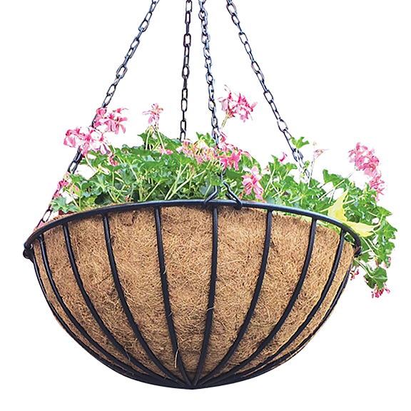 Product - 30" XL Liberty Hanging Basket, Black | 30" XL Liberty Hanging ...