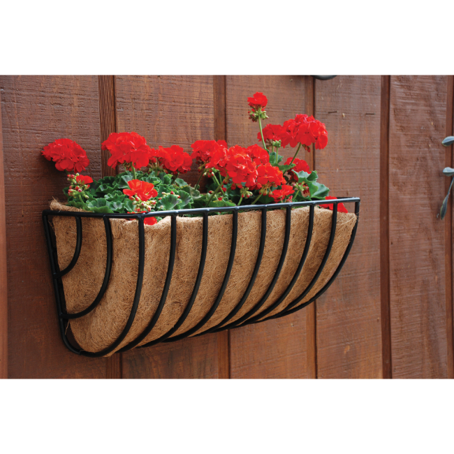 Product - 30" XL Waterbury Wall Trough, Black | 30" XL Waterbury Wall ...