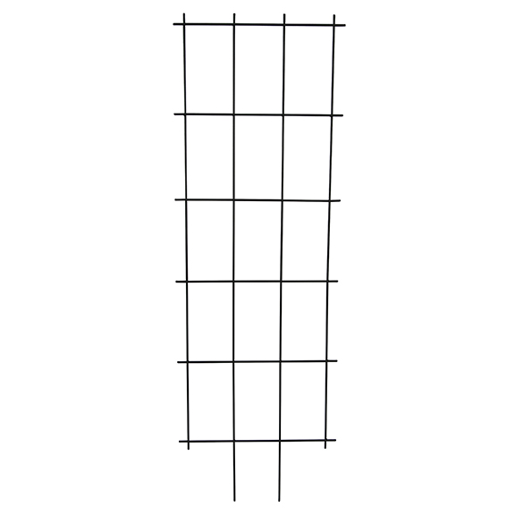 Product - 16" x 48" Grid Trellis, Black | 16" x 48" Grid Trellis, Black ...
