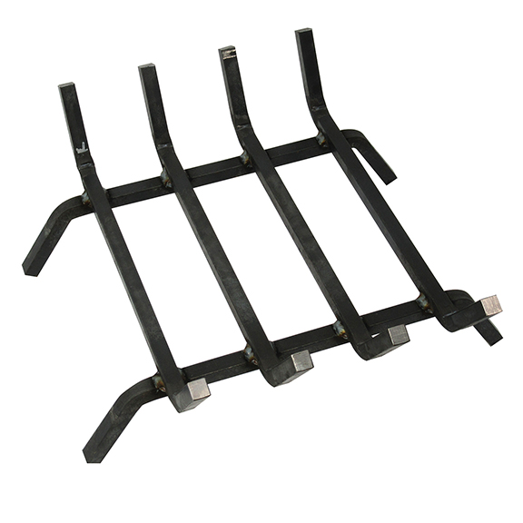 Product - 18" Square Fire Pit Grate, Raw Steel | 18" Square Fire Pit ...