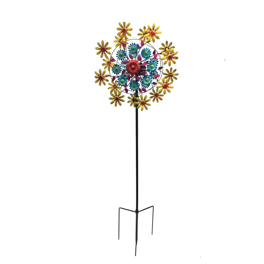 Product - 60” Daisy Wind Spinner | 60" Daisy Wind Spinner | Border ...