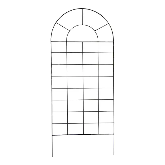 Product - 24" x 84" Turin Trellis, Black | 24" x 84" Turin Trellis ...