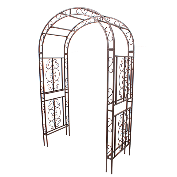 Product - 53" Bombay Scroll Arch, Bronze | 53" Bombay Scroll Arch ...