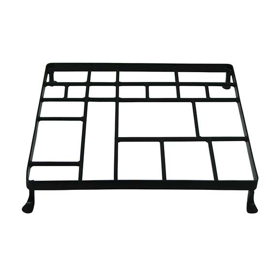 Product - 14" Mondrian Square Plant Riser, Black | 14" Mondrian Square ...