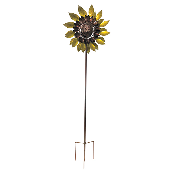 Product - 84" Helios Wind Spinner, Yellow/Bronze | 84" Helios Wind ...