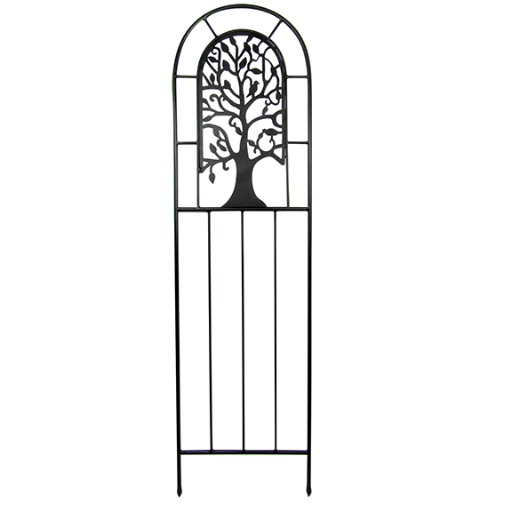 Product - 16" x 58" Tree of Life Trellis, Black | 16" x 58" Tree of ...