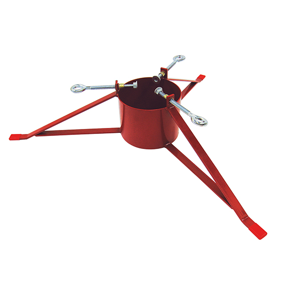 Product - 6" Christmas Tree Stand, Red | 6" Christmas Tree Stand, Red ...