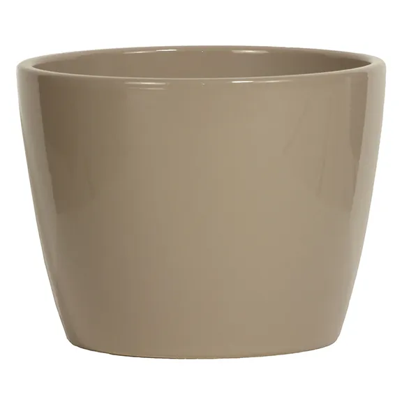 Product - Straight Cover Pot, 5.25" x 4", Taupe | Straight Cover Pot, 5 ...