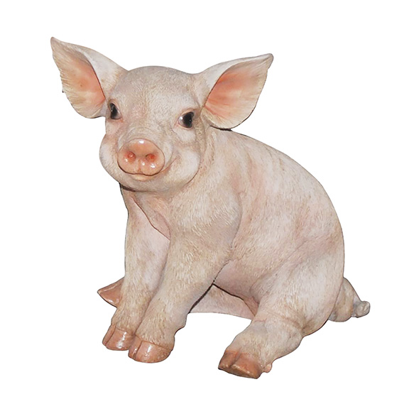 Product - Piglet, 9.75" x 6.75" x 9.25", Pink | Piglet, 9.75" x 6.75" x ...