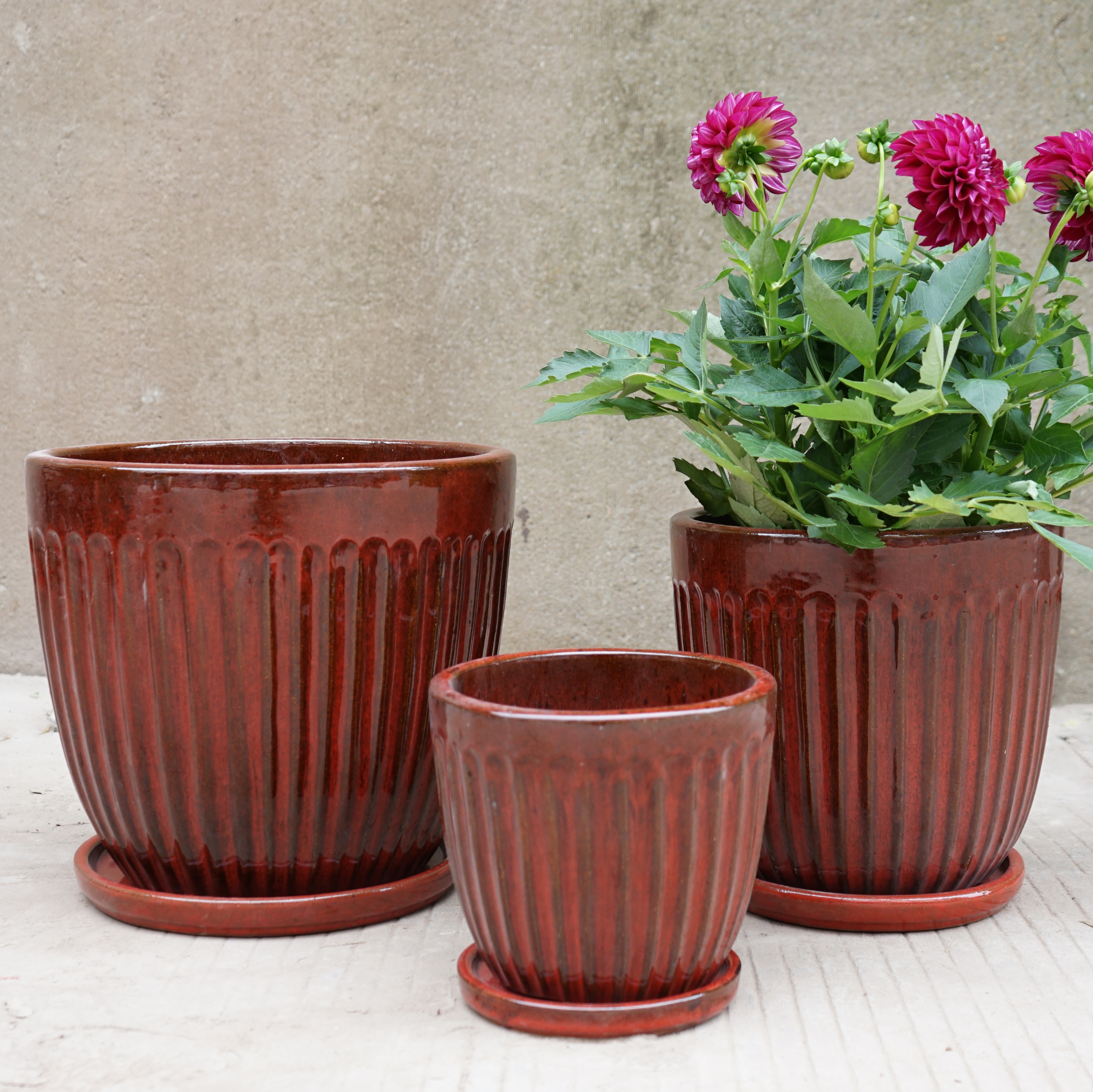Product - Nora Assortment | Nora Assortment: Nora Planter, Set of 3: 7 ...